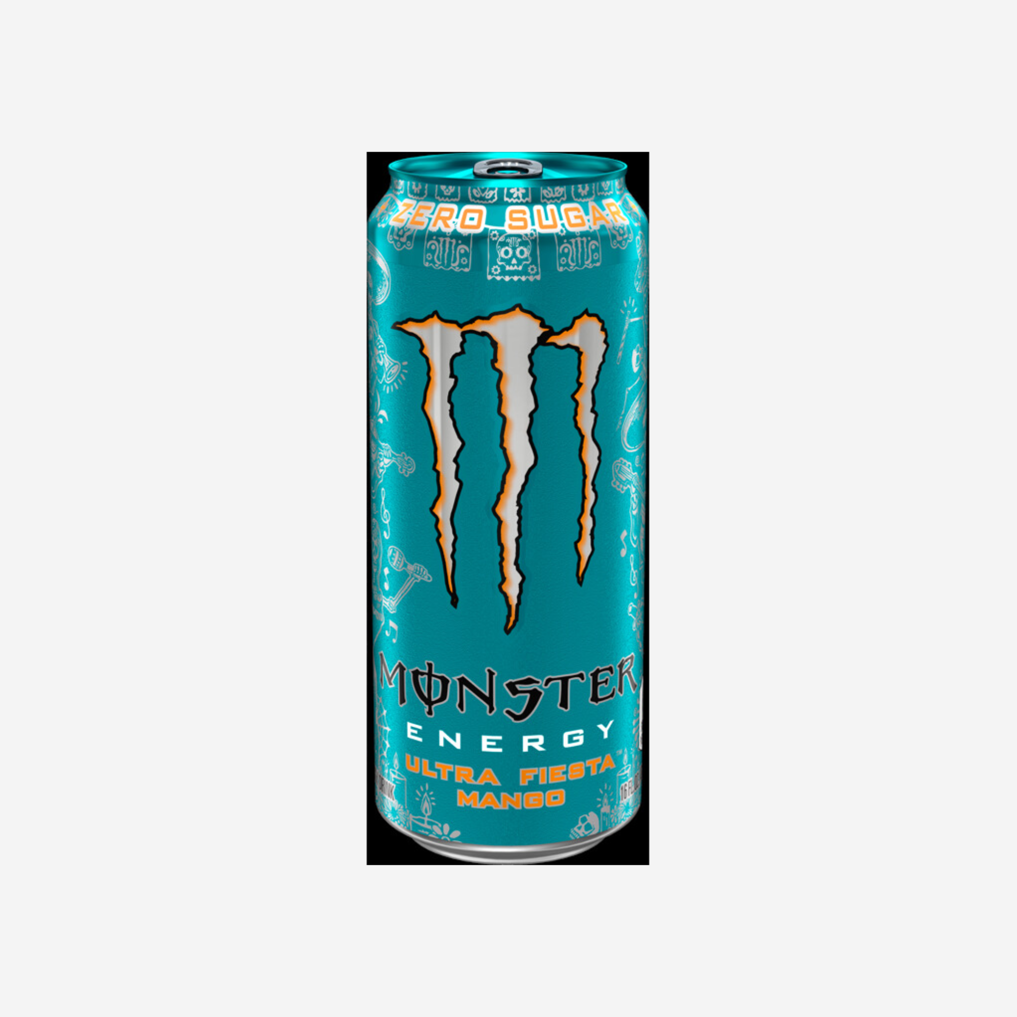 Monster Ultra Fiesta Mango, Sugar Free Energy Drink, 16 fl oz Can ...
